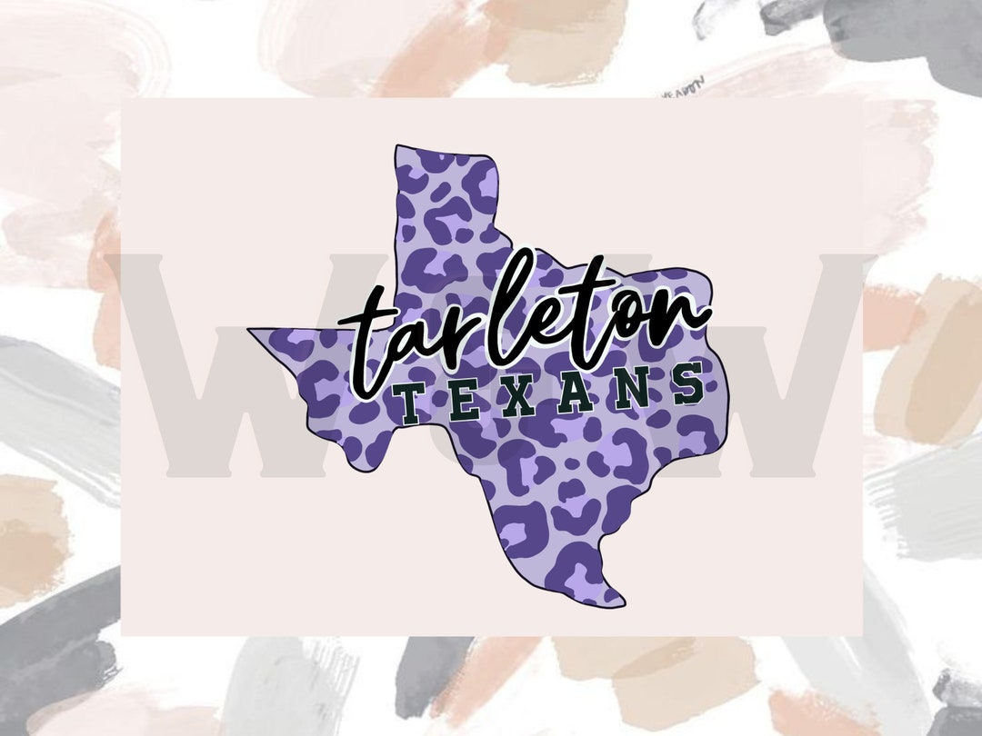 Tarleton Texans Cheetah Print Digital Download File - Etsy