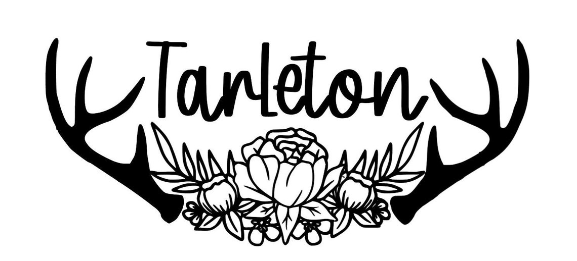 Tarleton Antlers Downloadable Svg - Etsy