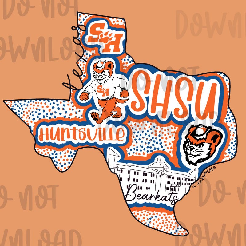 Sam Houston University Svg - Etsy