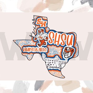 Sam Houston State University Texas Digital Download - Etsy