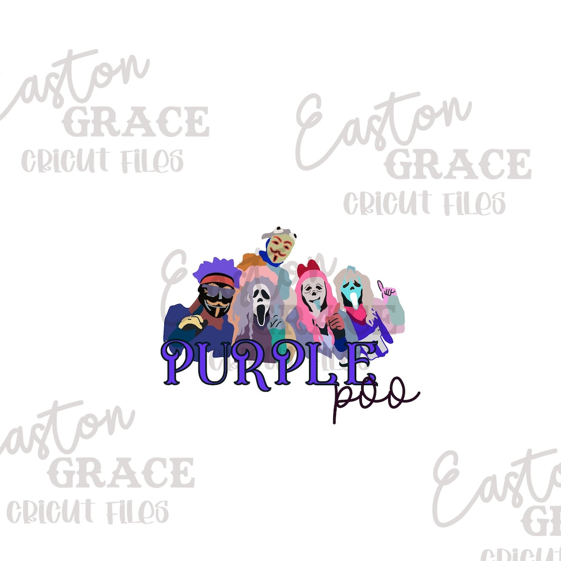 Tarleton Purple Poo PNG and Sublimation Design - Etsy