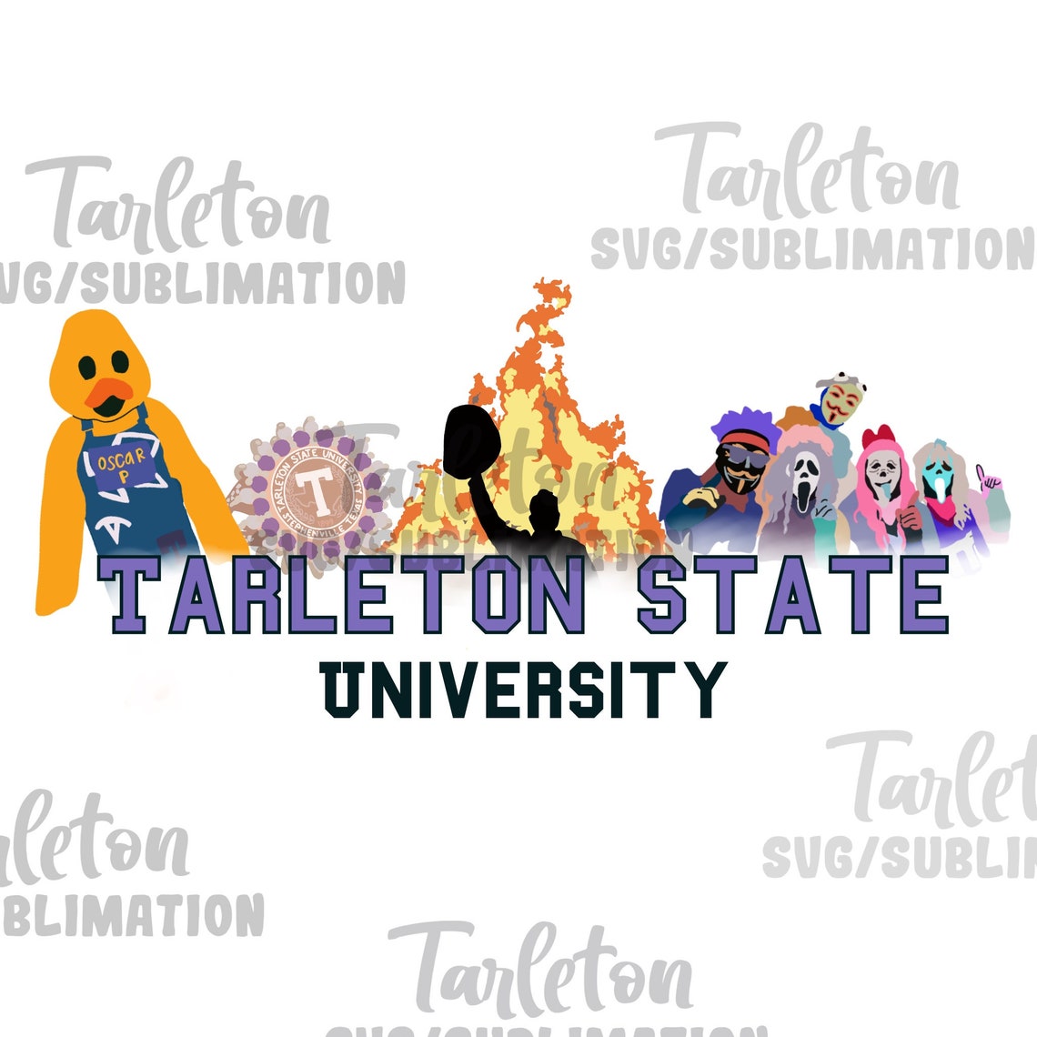Tarleton Traditions Sublimation and Svg Digital Download Files - Etsy