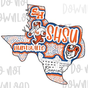 Sam Houston State University Texas Digital Download - Etsy