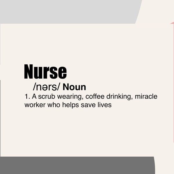 Nurse Definition Svg - Etsy