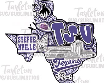 Tarleton State Stickers - Etsy