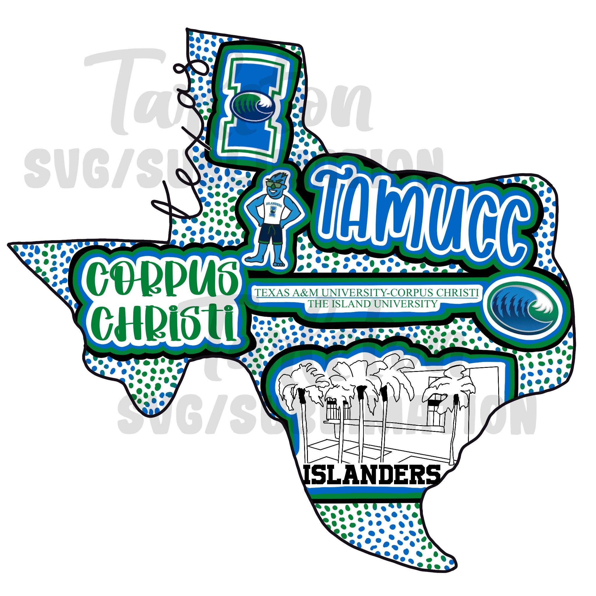 TAMUCC College Sublimation/digital Download File - Etsy