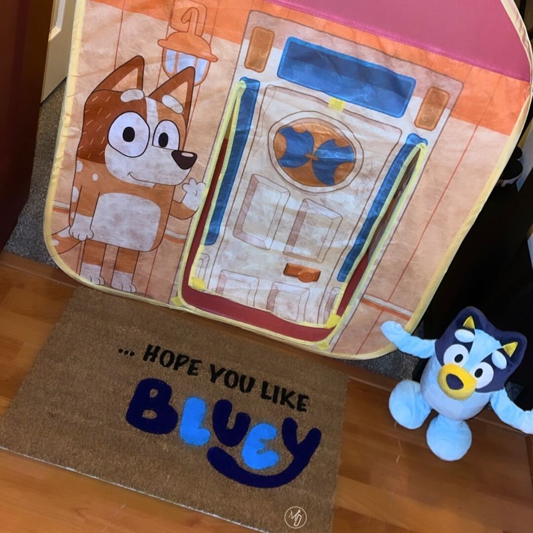 Hope You Like Bluey Bluey Theme Bluey Decor Bluey Doormats Bluey Moms ...