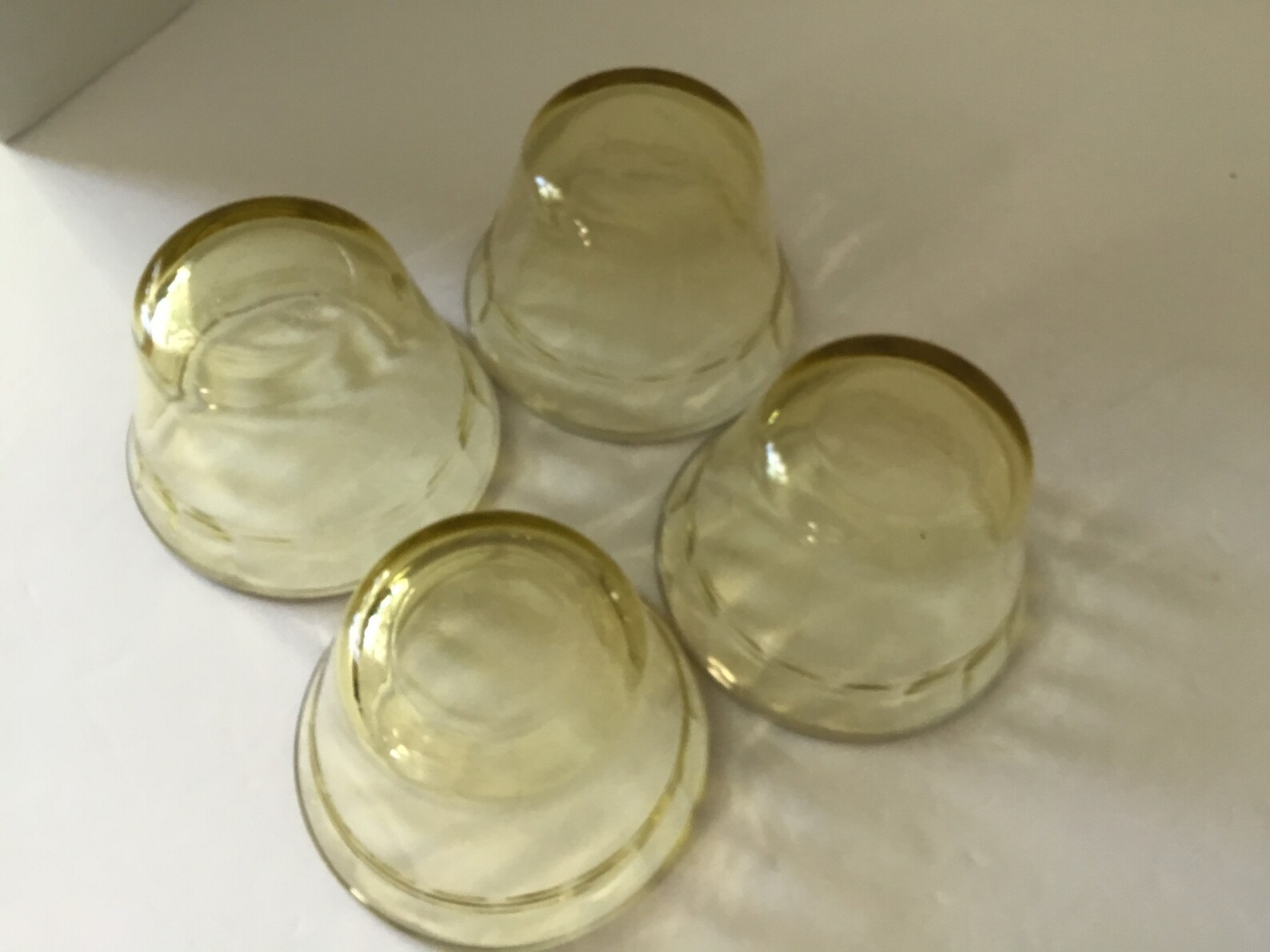 Vintage Fortecrisa Amber Custard Cups - Etsy