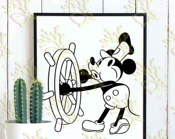 Captain Mickey Svg - Etsy
