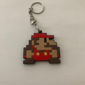 8bit Mario Keychains - Etsy