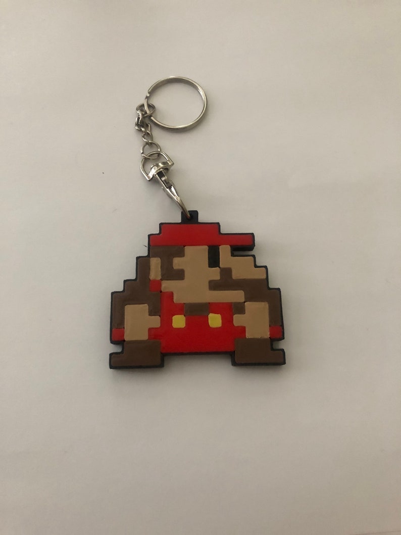 8bit Mario Keychains - Etsy