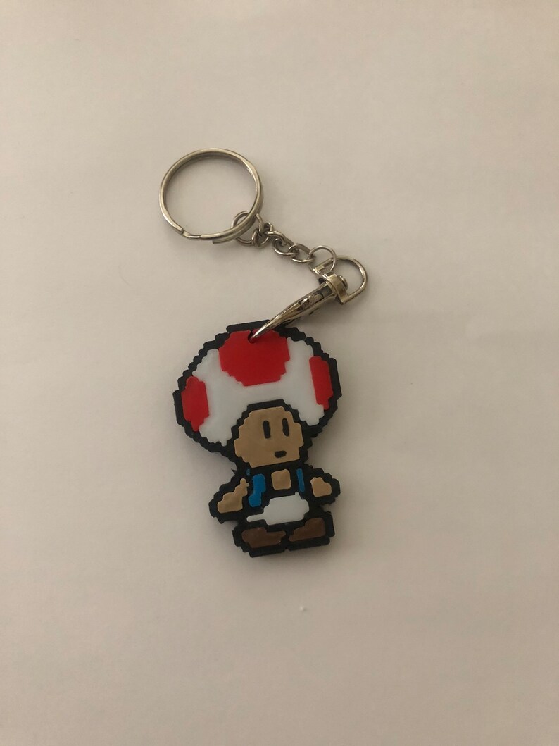8bit Mario Keychains - Etsy