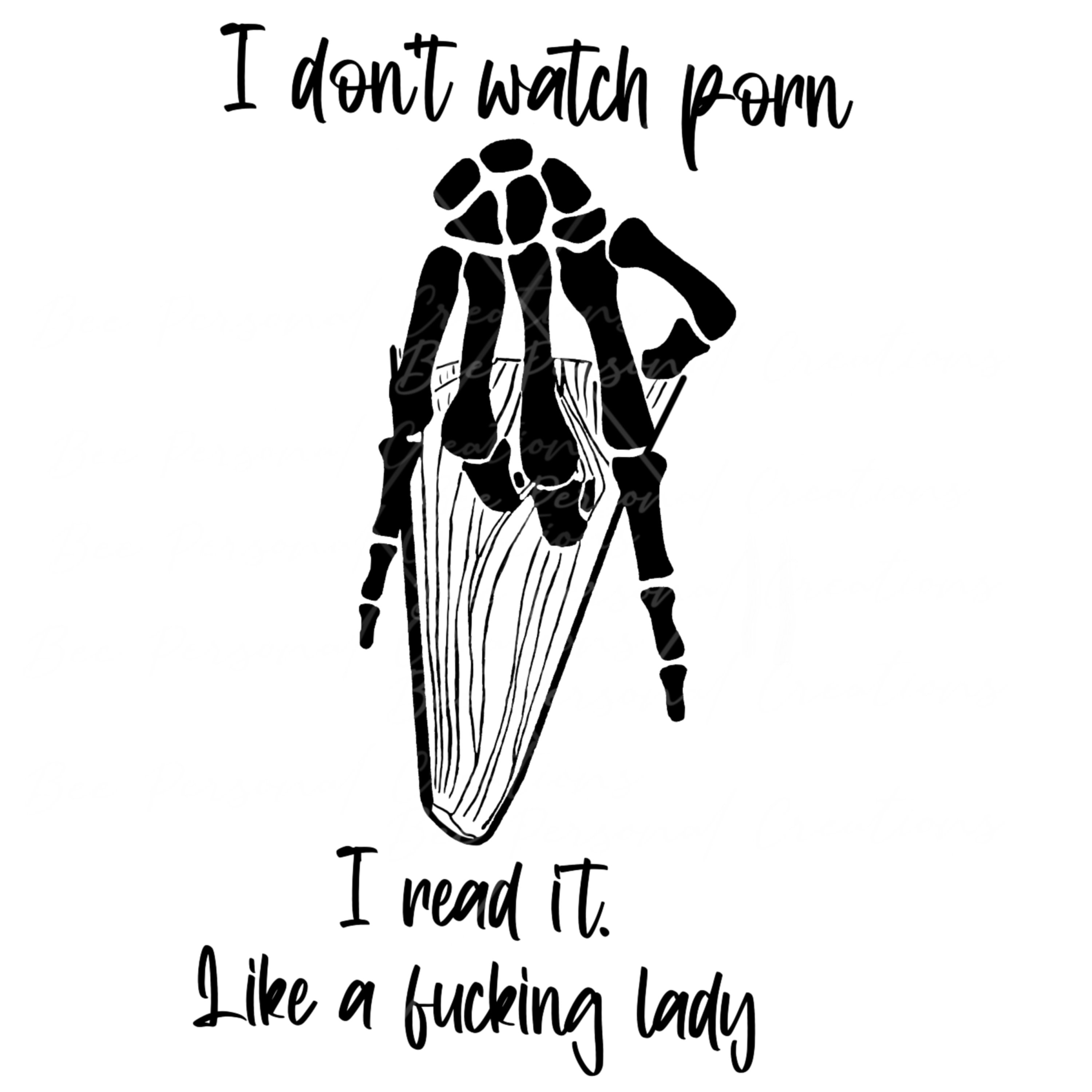 I Don’t Watch, I Read It Like a Lady | SVG | PNG | Digital Download ...