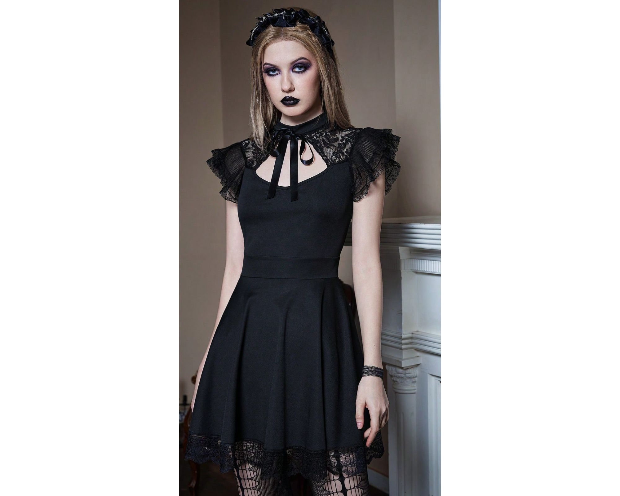 Gothic Dress Medieval Dress Renaissance Dress Goth Witchy - Etsy