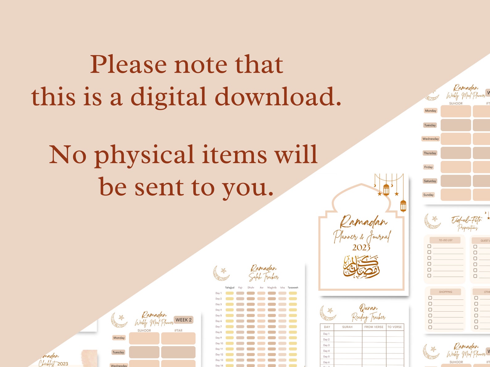 Ultimate Ramadan Planner Journal Printable Ramadan Planner PDF Download ...