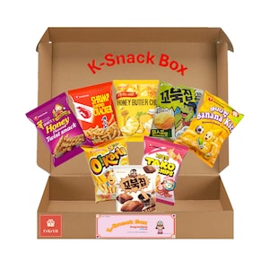 K-snack Variety Best Collection Gift Box for Kids, Family, Parents, and ...