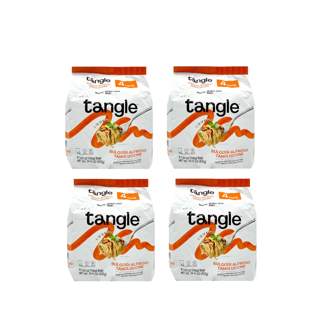 New Samyang TANGLE Premium Bulgogi Alfredo Tangluccine Pasta 4 Packs 15 ...