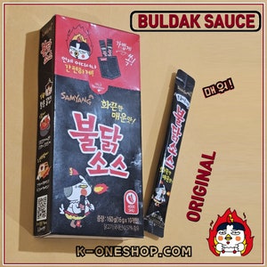 Samyang Buldak Spicy Chicken Roasted Sauce 16gx10 Stick - Etsy