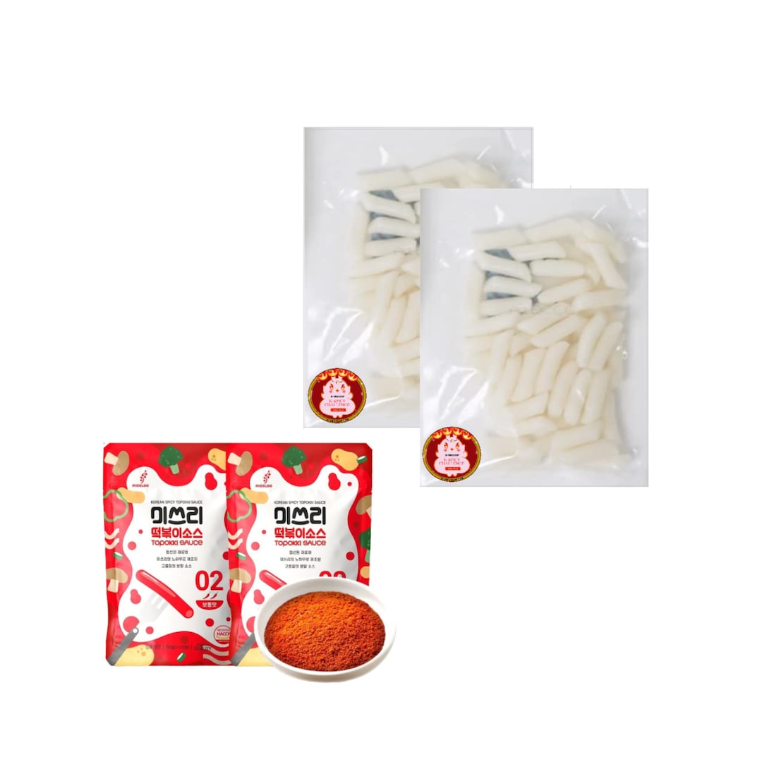 Simple Cooking Tteokbokki Set Tteok Sauce Powder - Etsy