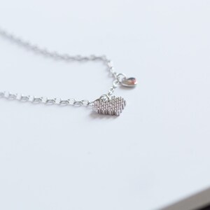 Cute 8 Bit Pixel Necklace, Geometric Heart Necklace, 8 Bit Gamer ...