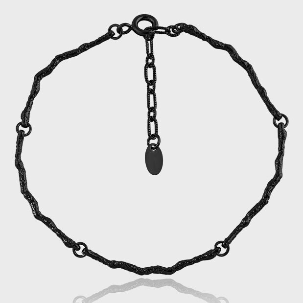 Retro Tree Branch Style Gold Chain Link Bracelet Thin Artsy Unique Tree ...