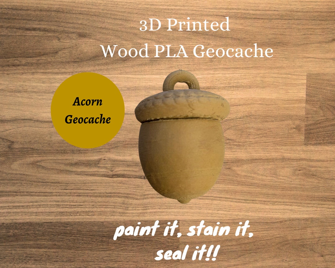 Pack of Two Large Acorn Geocache - Etsy