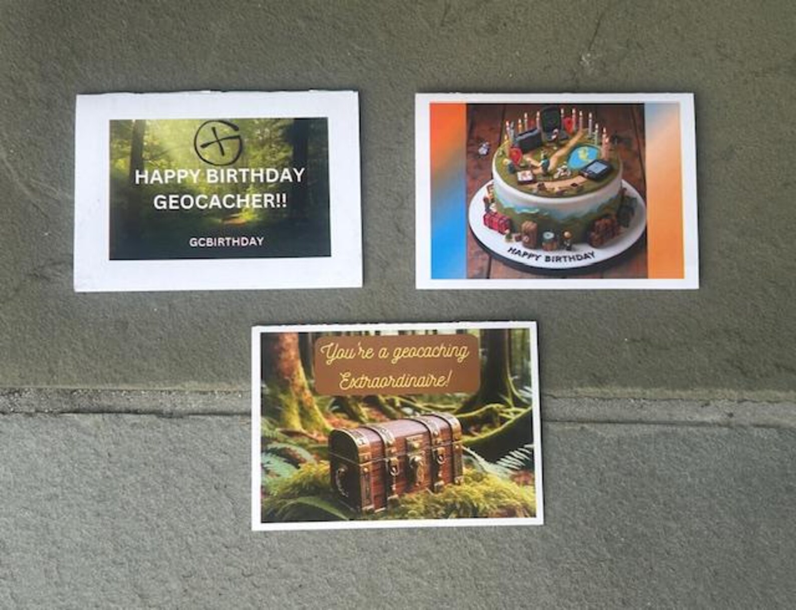 Geocaching Birthday Card Variety Pack - Etsy