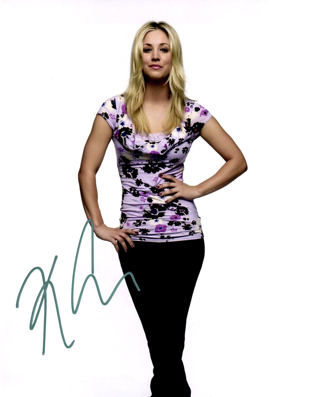 Kaley Cuoco Autograph the Big Bang Theory Signed Photo 1 8x10 - Etsy