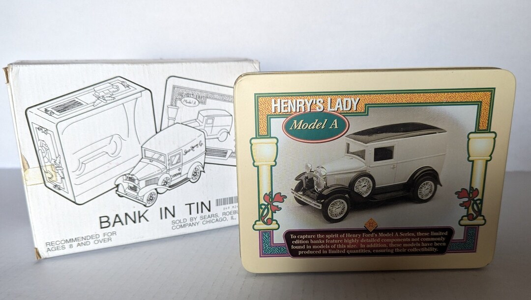 Sears Roebuck & Co Chicago Vintage Henry's Lady Model A Bank. Locking ...