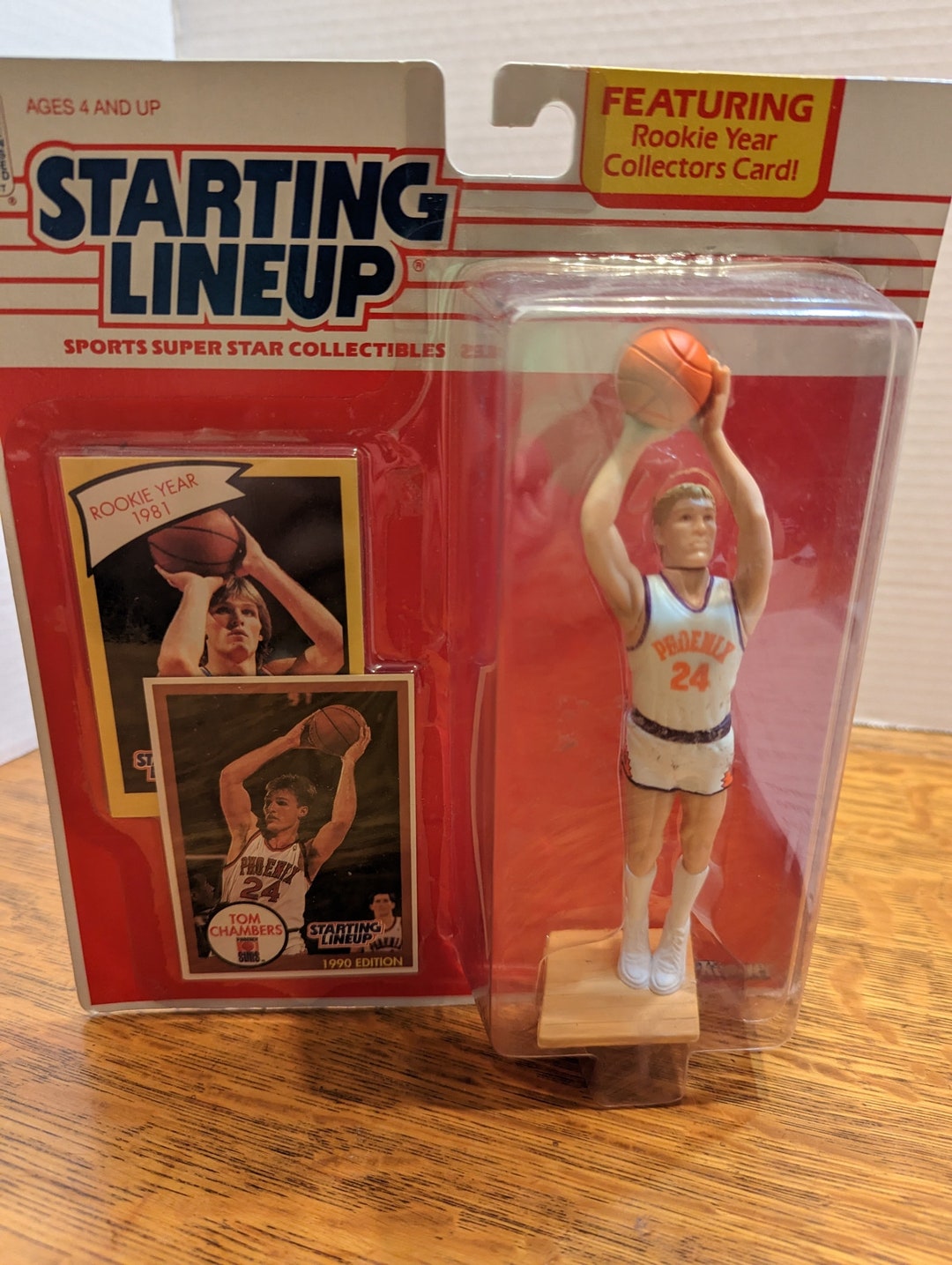 Tom Chambers Phoenix Suns Starting Lineup NBA Figure. Features Rookie ...