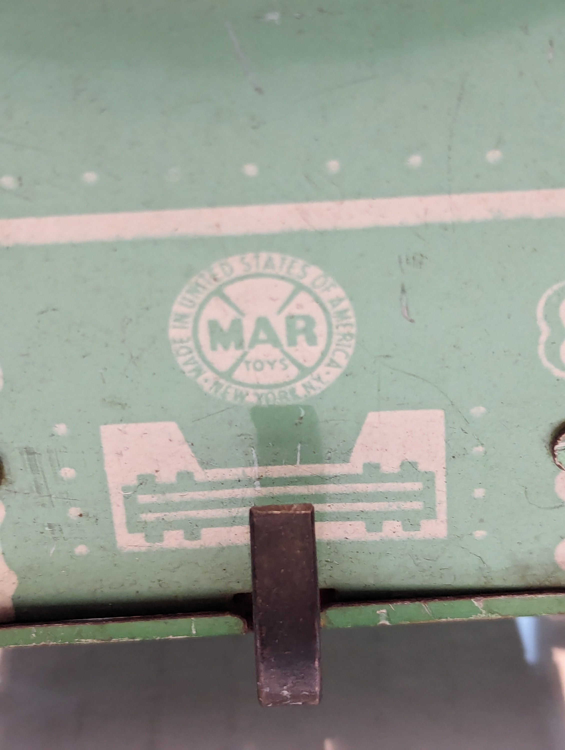 Vintage Marx 8.5 Wind up Tractor Tin Litho Toy. Missing Driver and ...