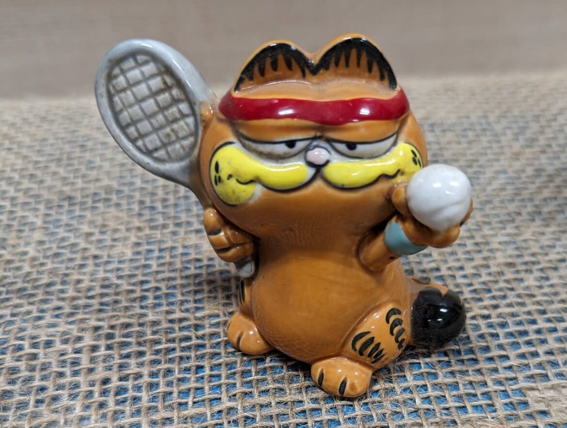 Vintage Set of 3 Sport Garfield the Cat Figurines. - Etsy