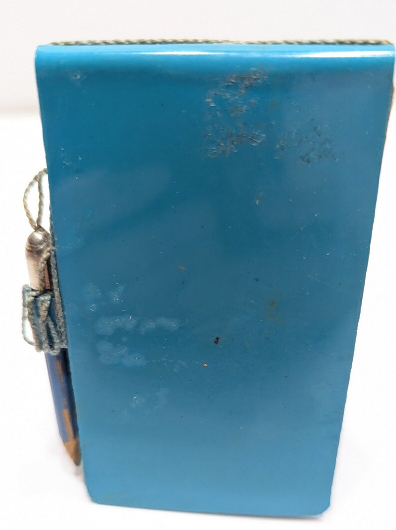 Vintage 20s Memorandum Pocket Sized Notebook With Attached Pencil ...