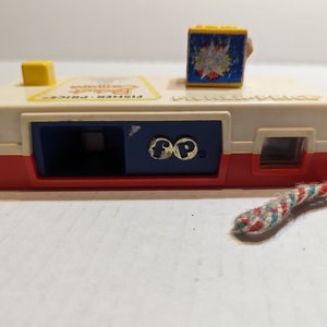 Vintage Fischer Price Pocket Camera. Two Views on Back, One for ...