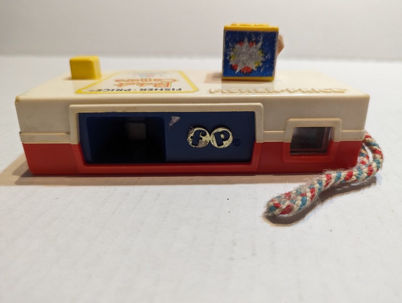 Vintage Fischer Price Pocket Camera. Two Views on Back, One for ...