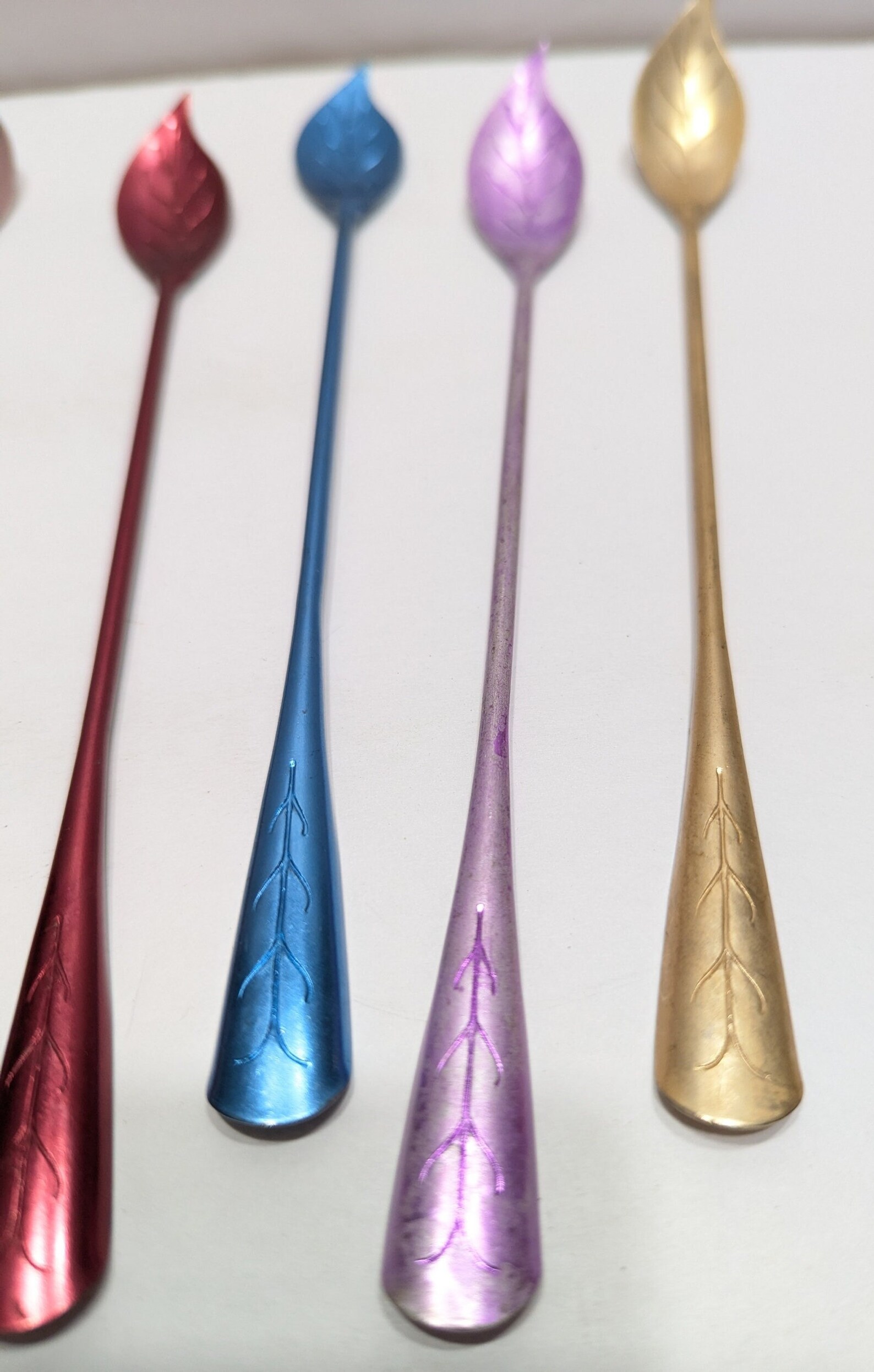 Vintage Anodized Aluminum, Mid-century Modern, Multicolored, Tall Stirs ...