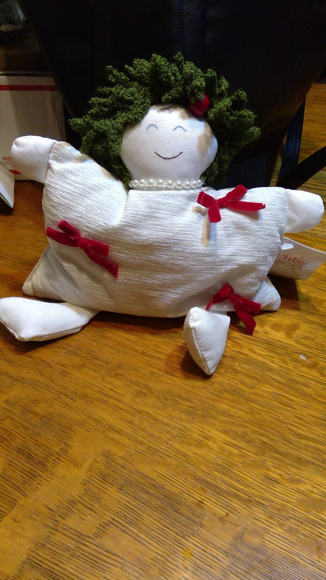 Woof and Poof Collectible White Square Shaped Angel Circa 2010 - Etsy