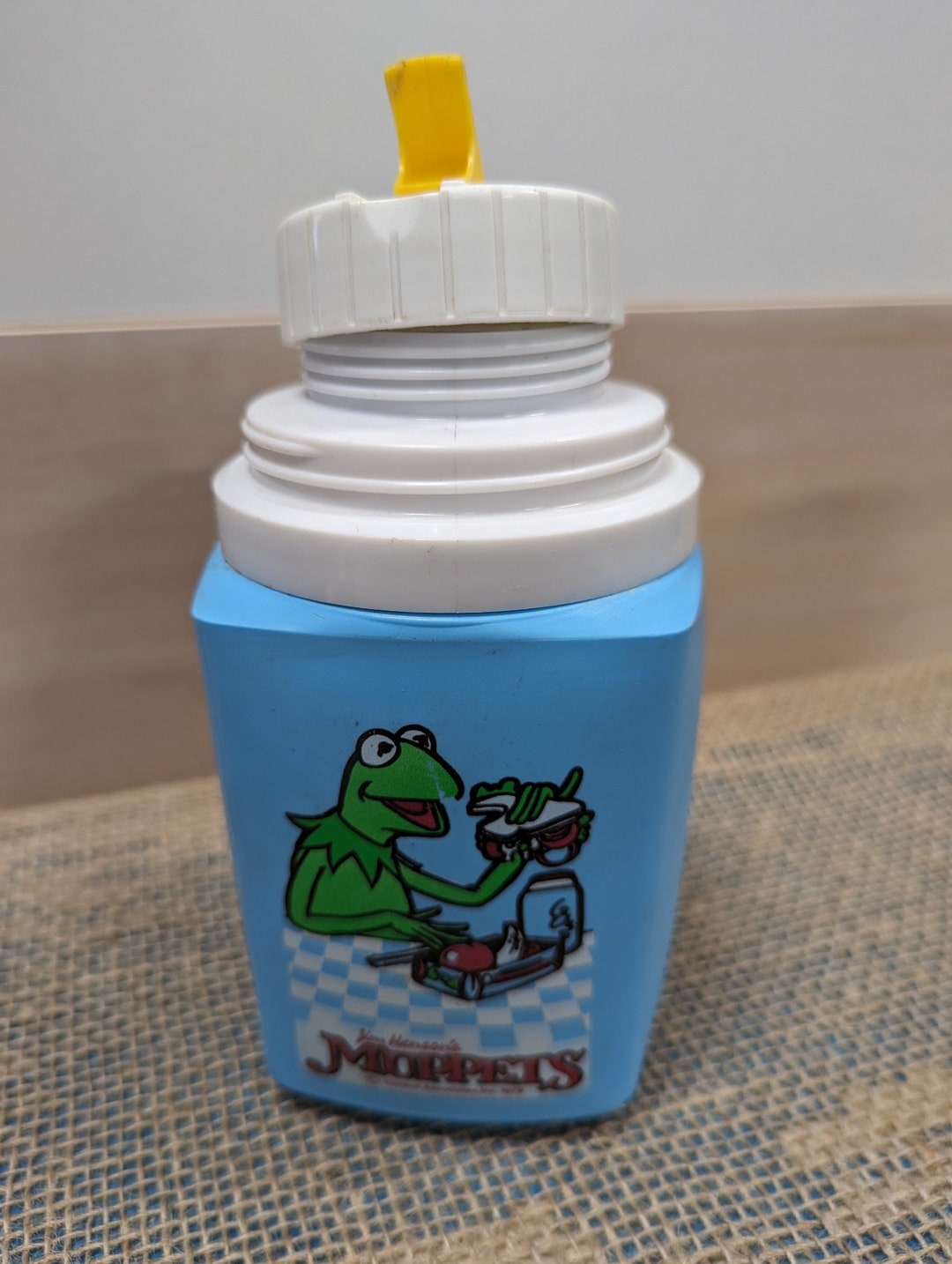 Vintage Jim Henson's Muppets Aladdin Thermos Featuring Kermit the Frog ...