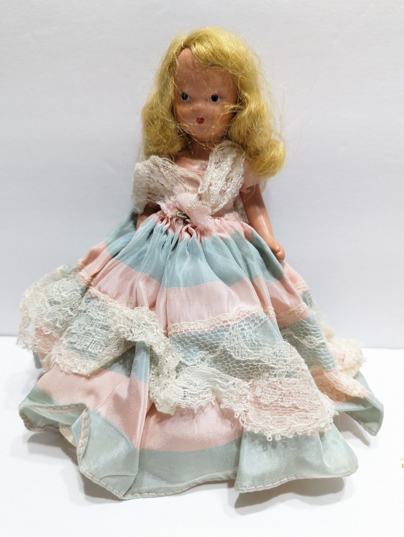 Vintage and Early Nancy Ann Story Book Dolls, Set of 2. 5" Bisque, With ...