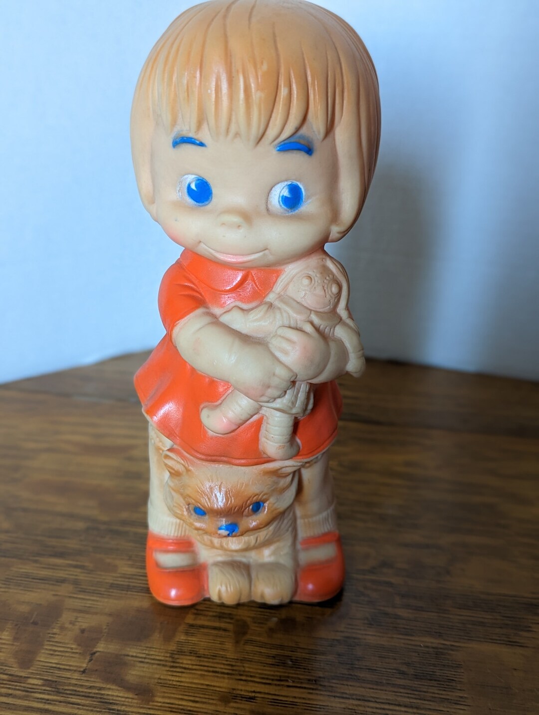 JL Prescott Vintage 1968 8" Girl Doll That Squeaks - Etsy