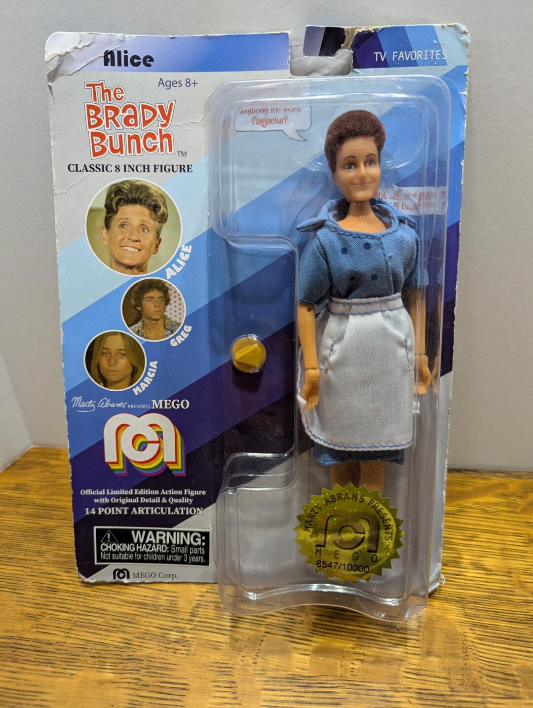 Mego Classic Brandy Bunch Alice, 8" Figure. Limited Edition, Numbered ...