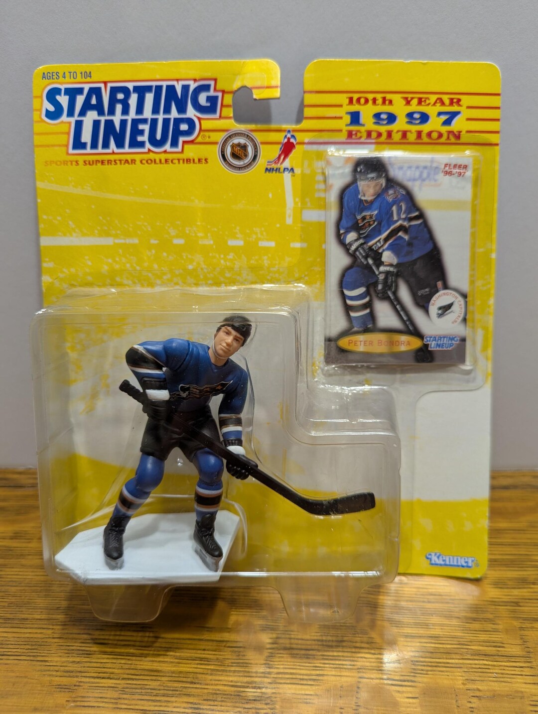 Vtg Washington Capitals, Peter Bondra, Starting Lineup Figure and ...