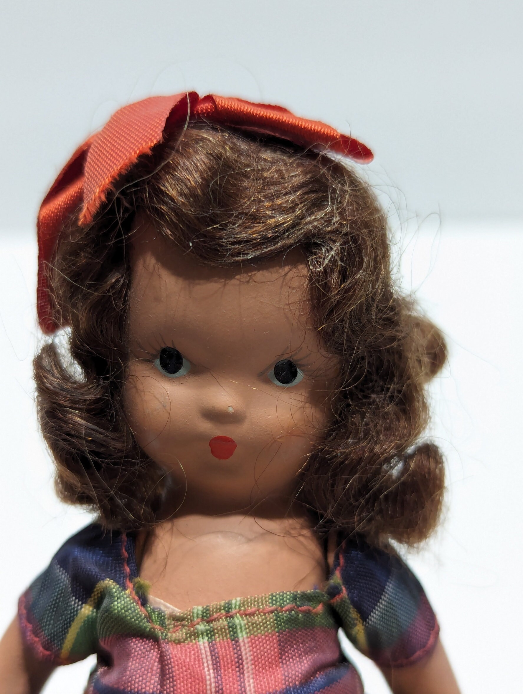 Vintage and Early Nancy Ann Story Book Dolls, Set of 2. 5" Bisque, With ...