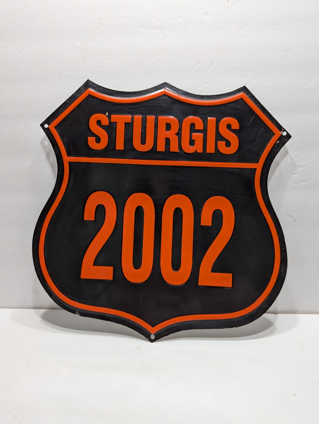 Vintage 2002 Sturgis Sign, Motorcycle Rally Souvenir Tin Sign. Biker ...