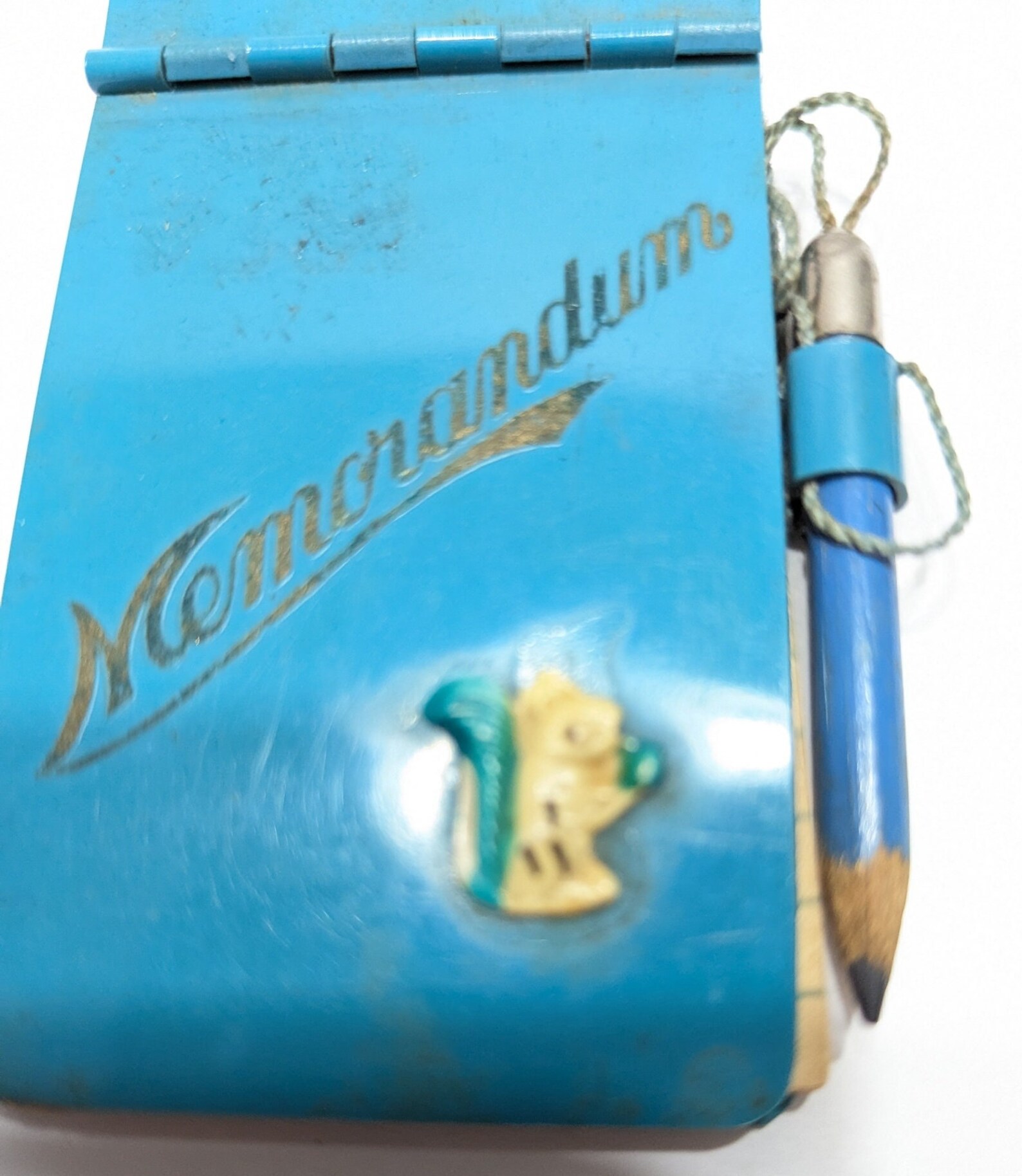 Vintage 20s Memorandum Pocket Sized Notebook With Attached Pencil ...