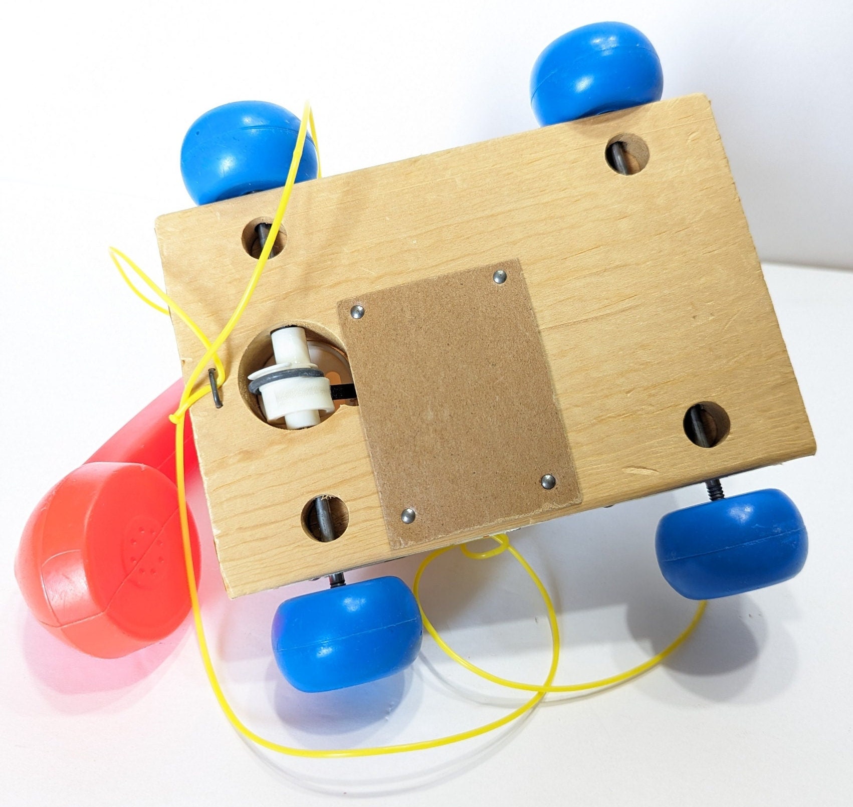 Vintage Fisher Price Chatter Telephone Pull Toy. Dial and Eyes Work as ...