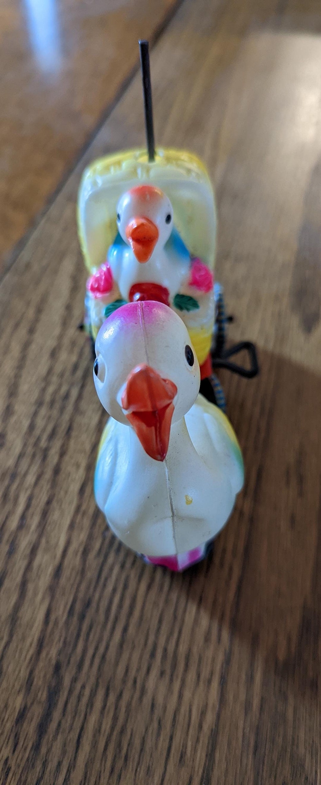 Wind up Duck With Duckling Toy - Etsy