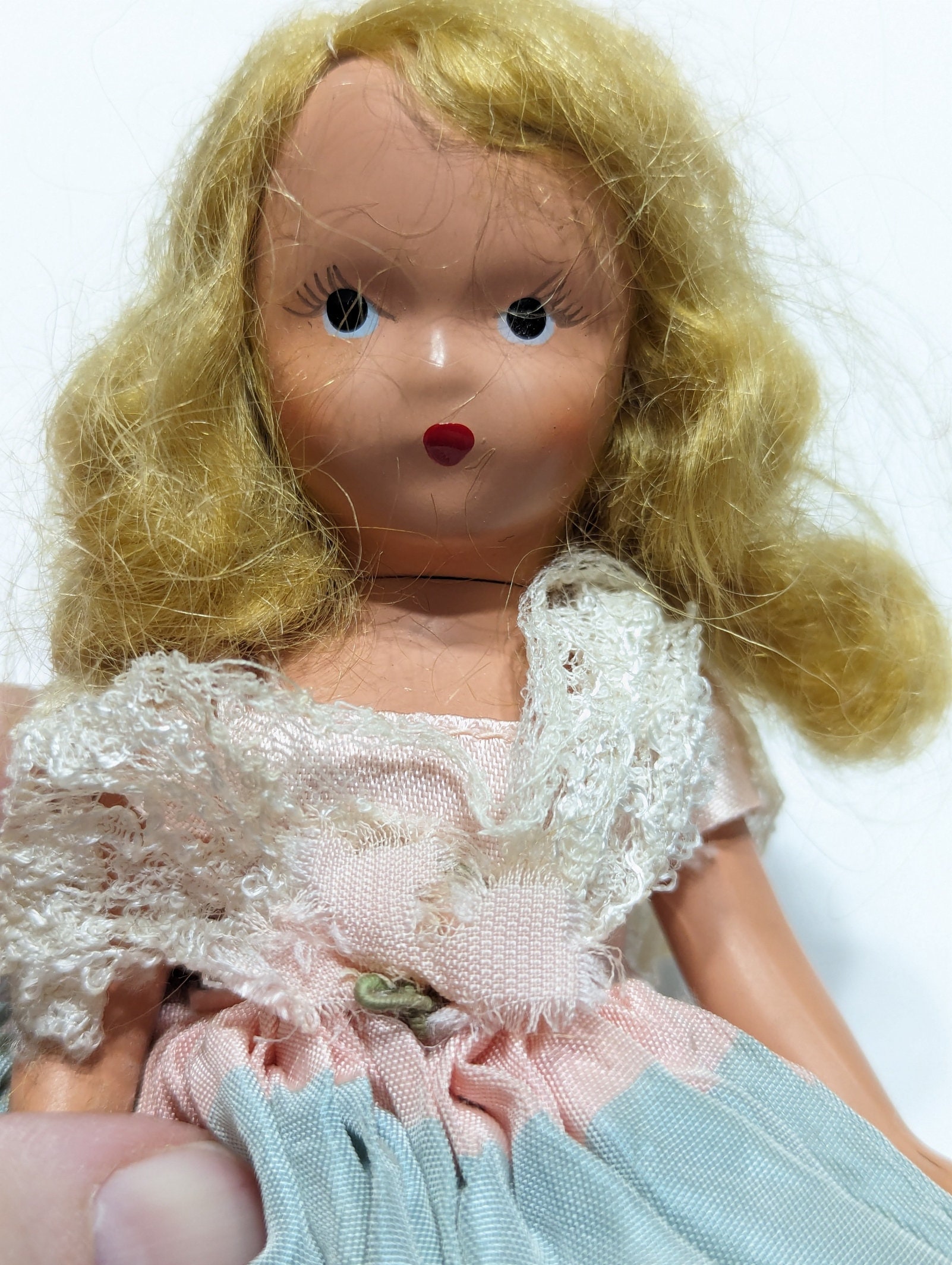 Vintage and Early Nancy Ann Story Book Dolls, Set of 2. 5" Bisque, With ...