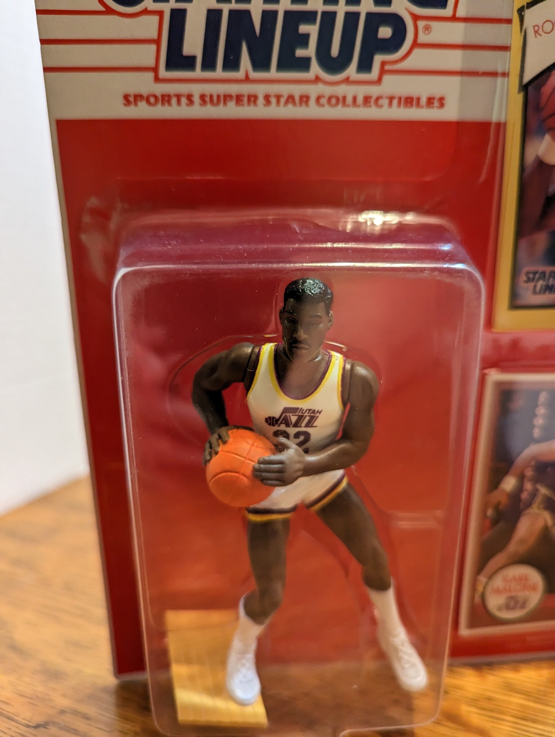 Karl "the Postman" Malone Utah Jazz Starting Lineup NBA Figure ...