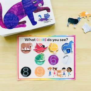 Preschool Books-based Learning Kit- Brown Bear Brown Bear - Etsy